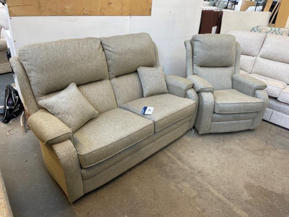 VALE BRIDGECRAFT Roma Two and a Half Seater a Sofa and Chair in ...
