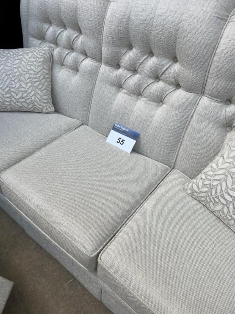VALE BRIDGECRAFT Amalfi Three Seater Sofa and 'Gents' Power recliner in ...