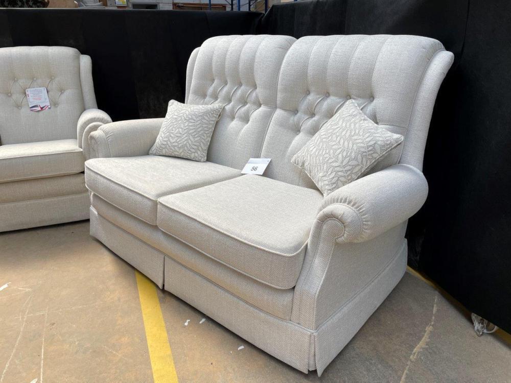 VALE BRIDGECRAFT Amalfi high Back Two Seater Sofa and Chair in Grade 3 ...