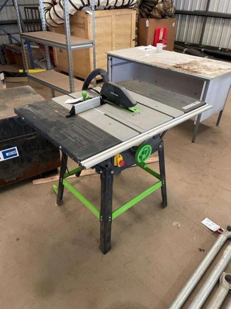 EVOLUTION FURY 5-S 265mm (10 Inch) TCT Multipurpose Table Saw; Serial ...