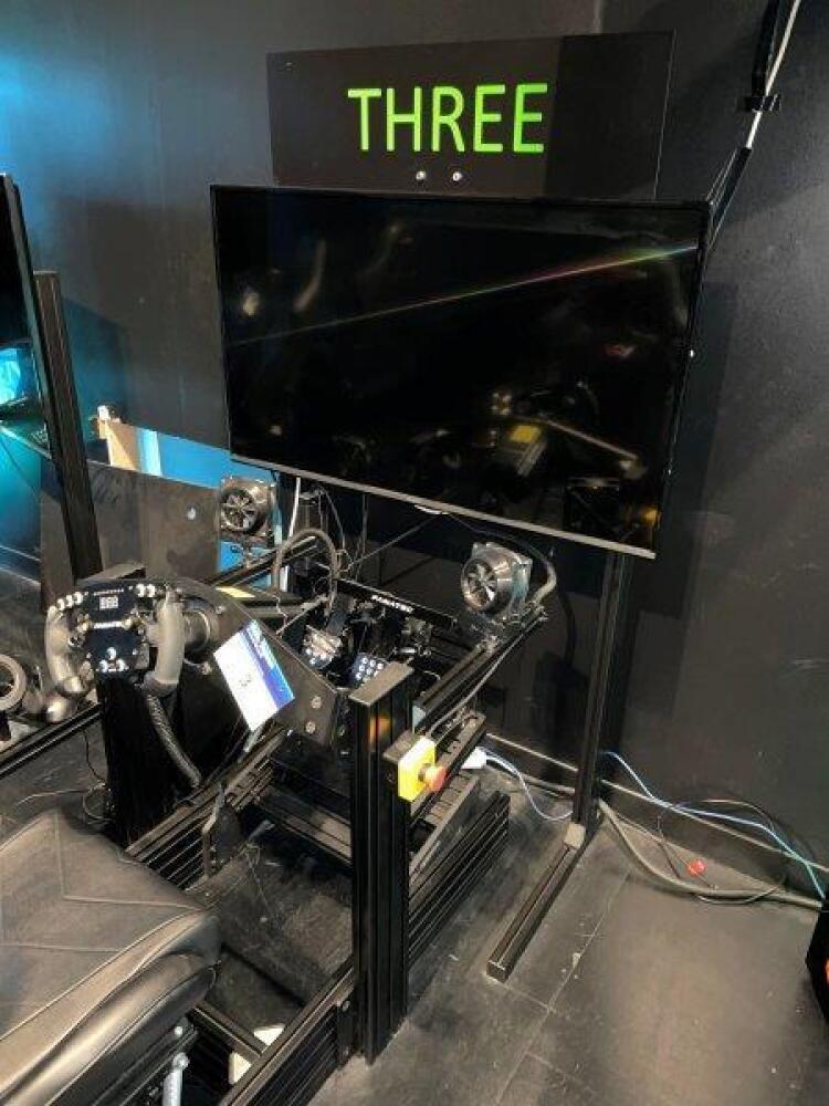 Racing VR Simulator comprising: Cyber Power PC with Intel Core i7 ...