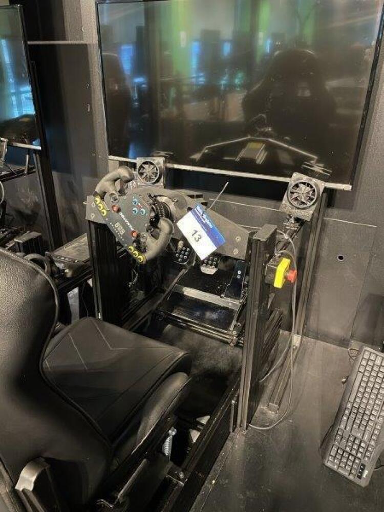 Racing VR Simulator comprising: Cyber Power PC with Intel Core i7 ...