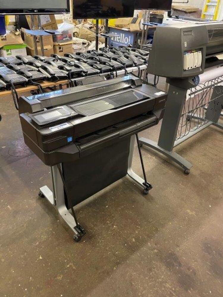 HEWLETT PACKARD DesignJet ePrinter T520 Model CQ890A Wide Format ...