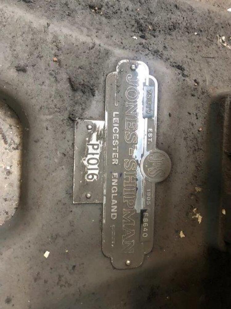 JONES and SHIPMAN Vertical Cone Centre Lapping Machine; Overall Height ...