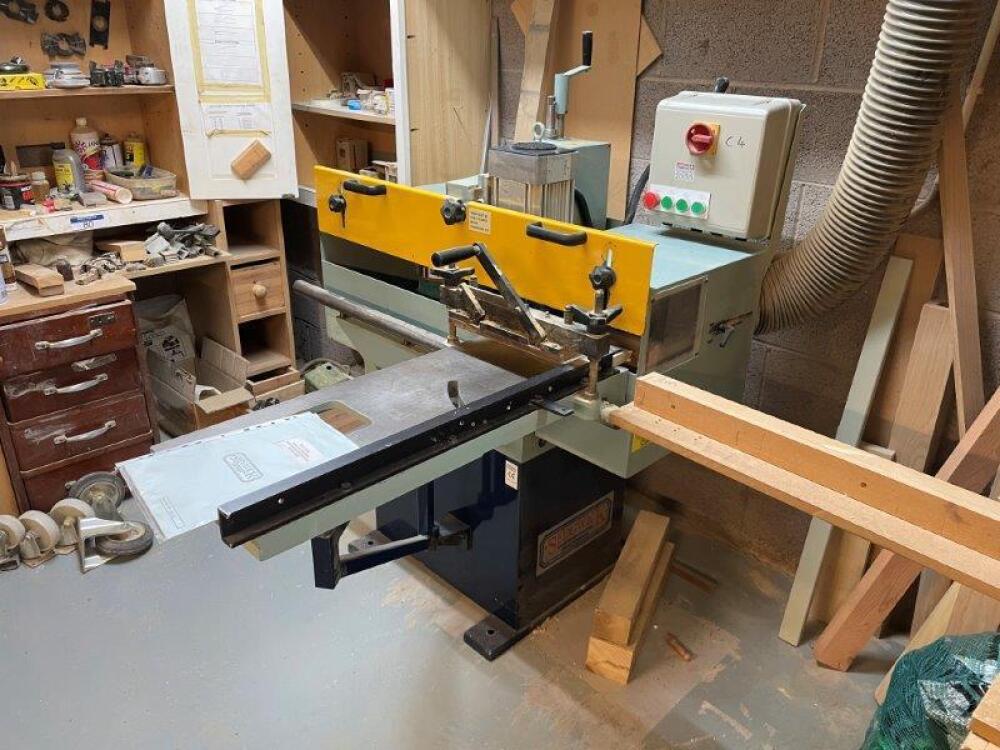 SEDGWICK TESH Single Ended 3 Headed Tenoner with Machine Manual