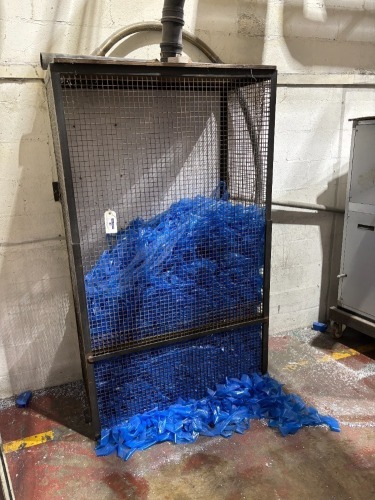3 x Waste Polythene Collection Cages