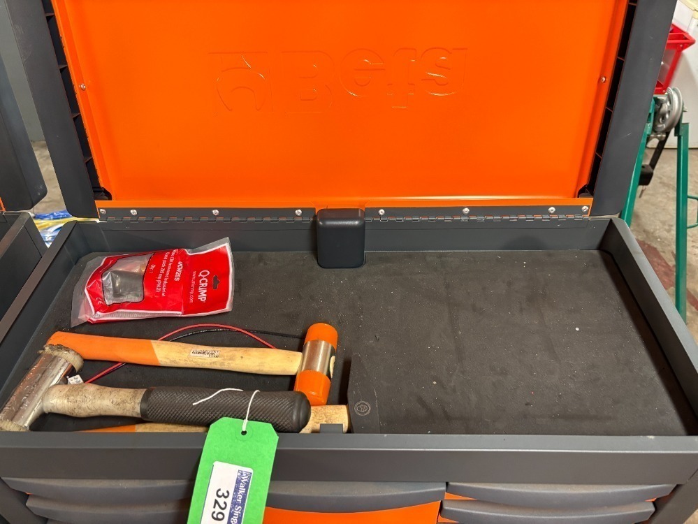 BETA RSC24A/7 Series Seven Drawer Mobile Cabinet Tool Box with RSC23C Portable 8 Drawer Tool ...