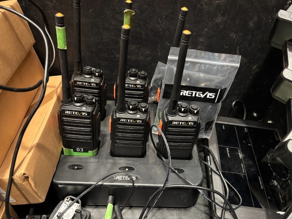 Approximately 25 x RETEVIS Model RT24 Two Way Radios and HYTETRA Model ...