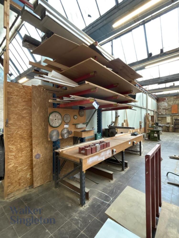 Heavy Duty 3 Bay Cantilever Racking to include 3 x 3400mm (H) x 1200mm ...
