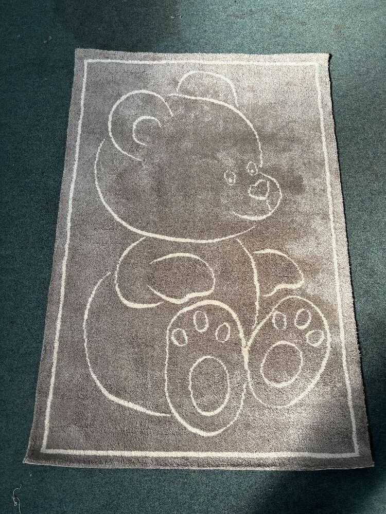 ASIATIC LONDON Junior Rugs Teddy Rug; Colour: Beige; Size: 100 x 150cm ...
