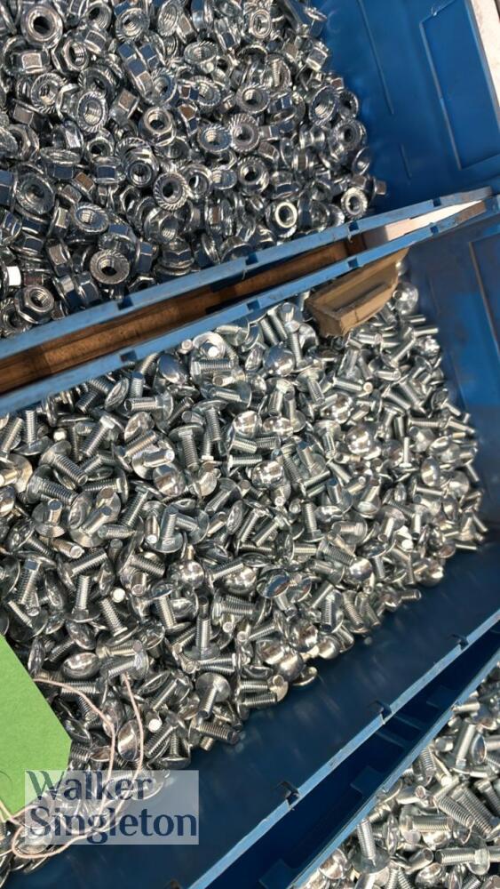 5 x Storage Boxes of Various Ironmongery