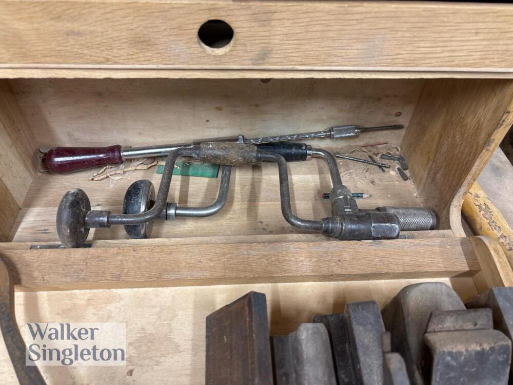 Quantity of Various Vintage Wood Working Tools