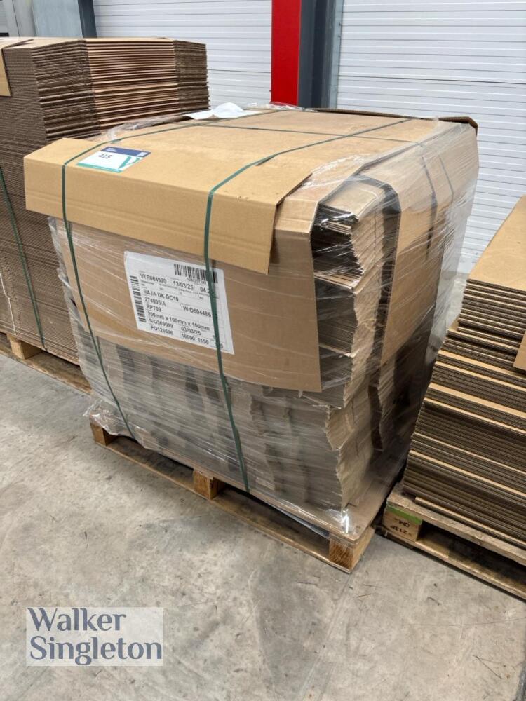 1150 (approx.) of 200mm x 100mm x 100mm Cardboard Boxes