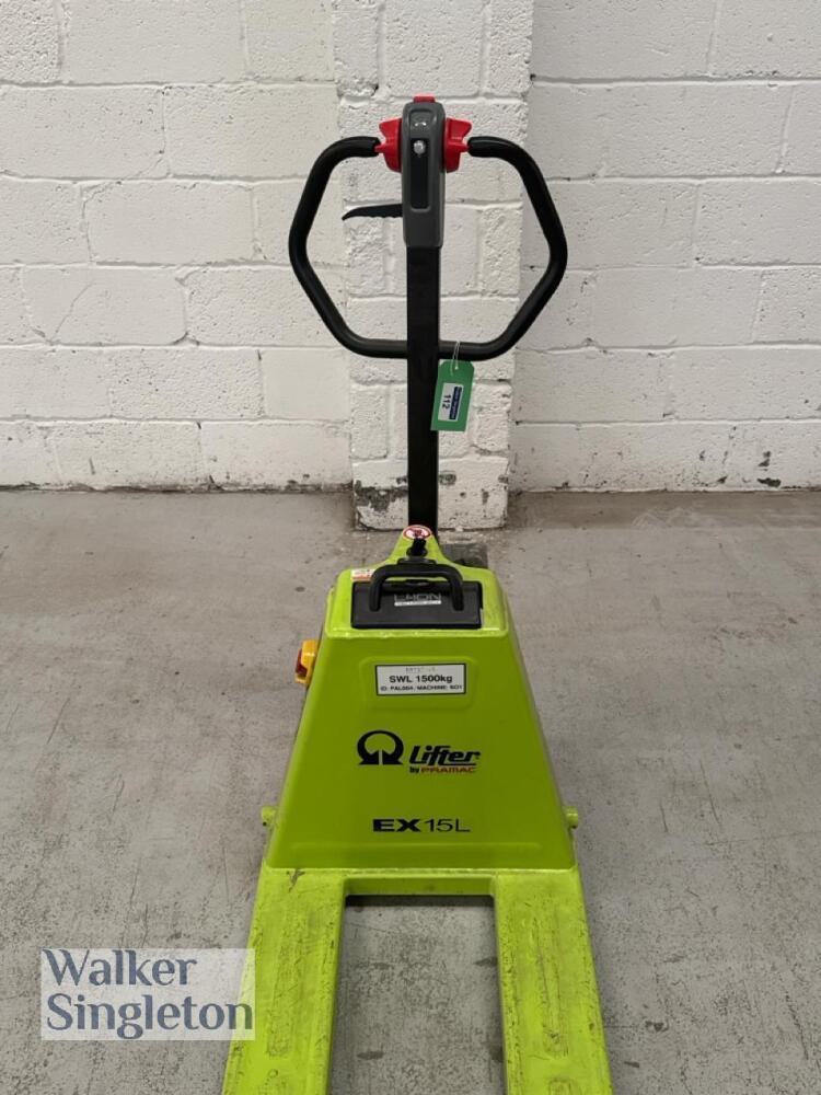 PRAMAC LIFTER EX15 1500kgs Fully Electric Pallet Truck (2022) with Charger