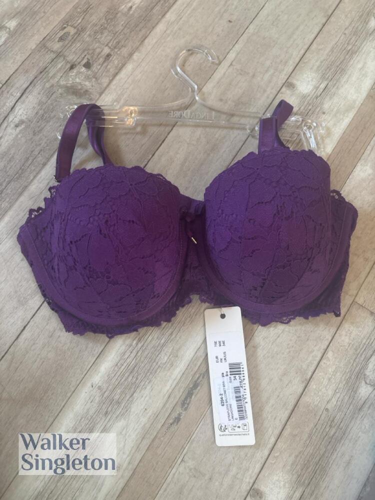 Quantity of Bra's and Underwear in Various Colours and Sizes. Estimated ...