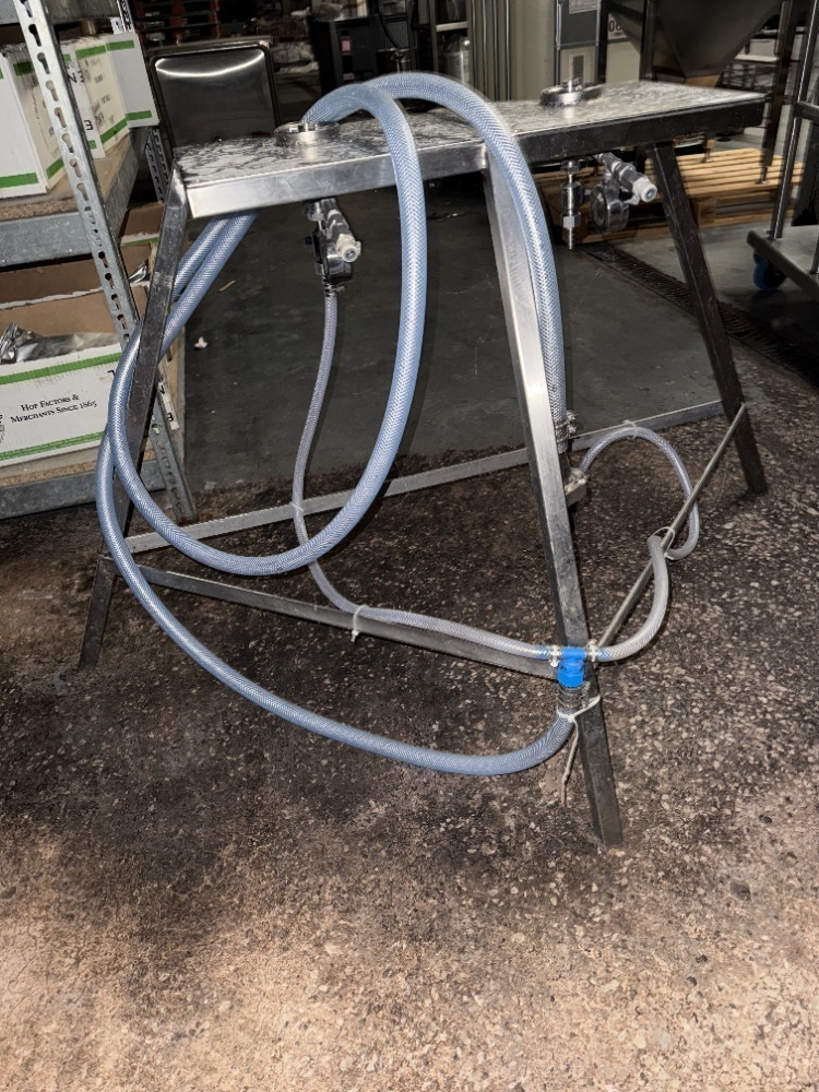 Twin Barrel Keg Filling Stand