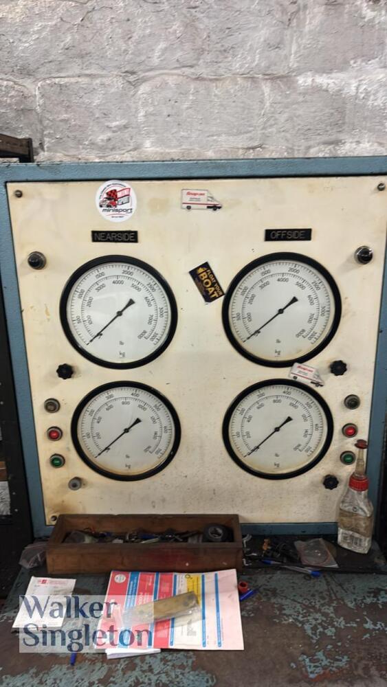 CRYPTON-TRIANGLE Brake Test Rolling Road Unit; (£250 Refundable Bond on ...