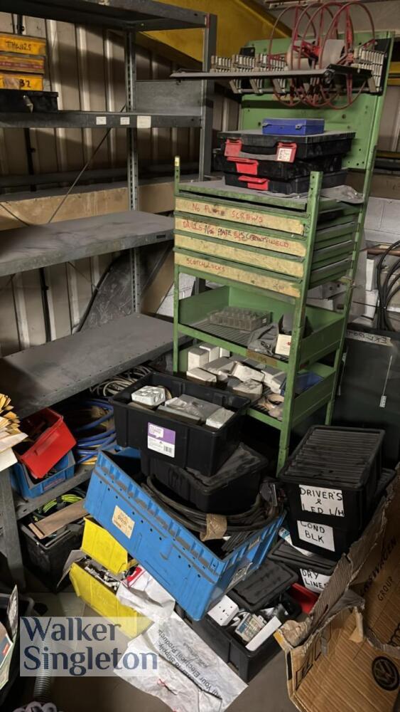 Large Quantity of Various Vehicle/Electrical Consumables