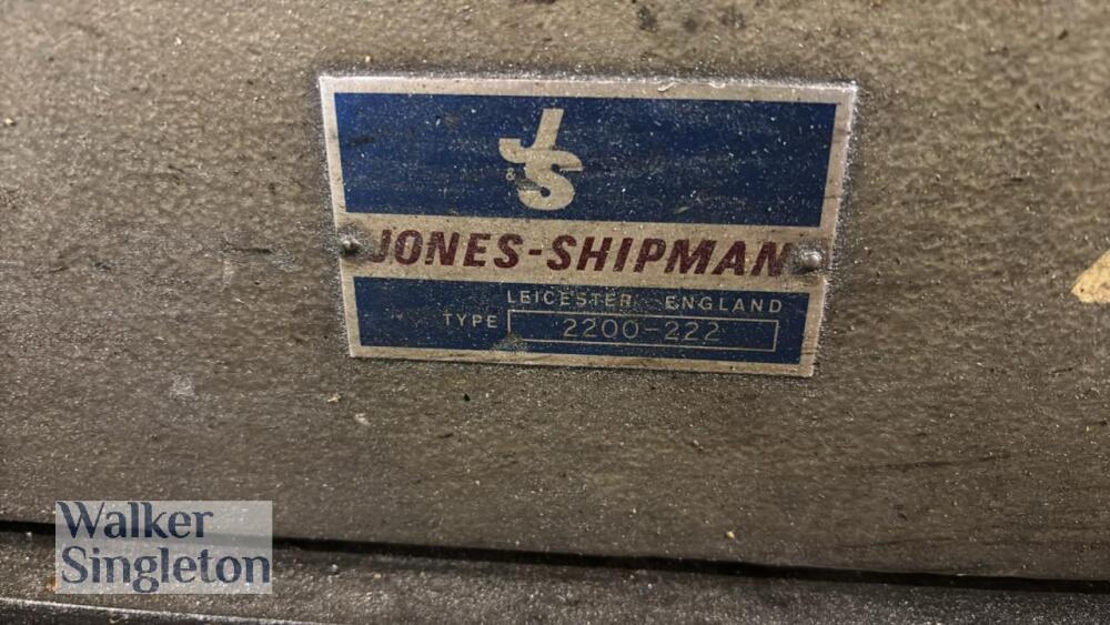 JONES & SHIPMAN Model 2200-222 Frame Mounted Bench Centres