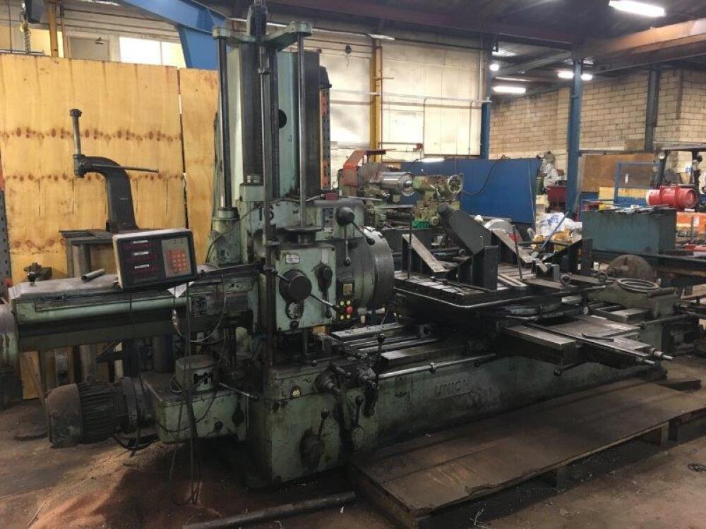 UNION BFT80 Horizontal Boring Machine with ANILAM Mini Wizard Digital ...