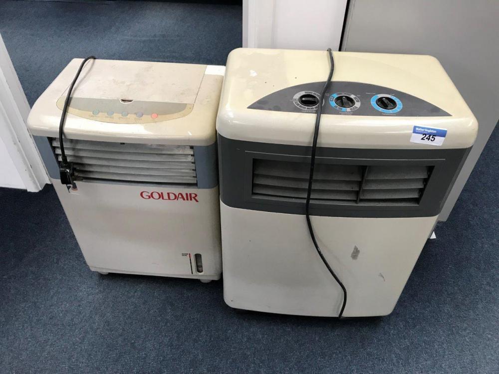 TUV PAC-600 Air Conditioning Unit and GOLDAIR Evaporative GAC001 Air Cooler