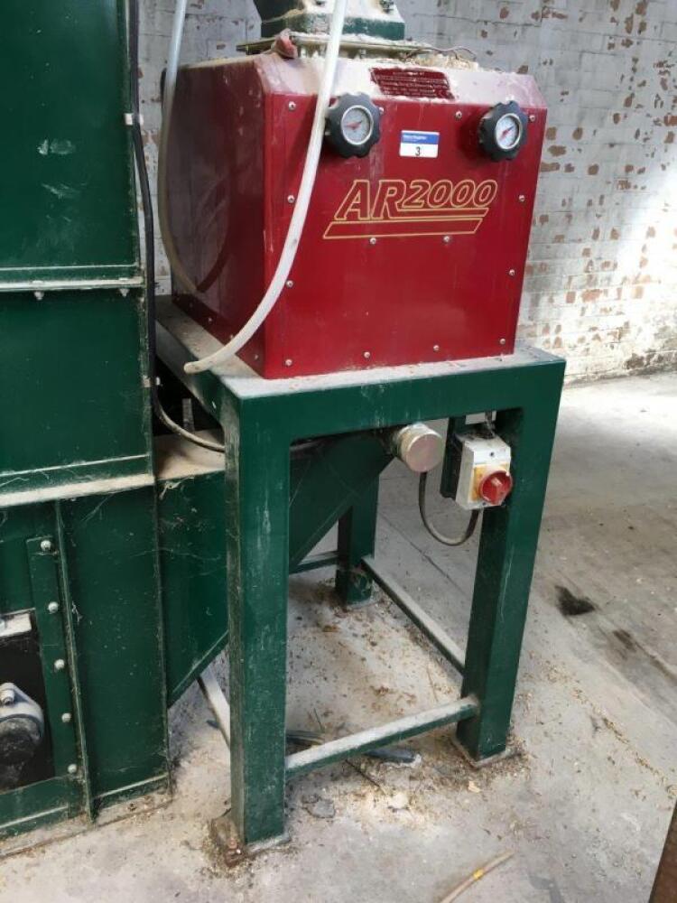 AR2000 Hopper Fed Milling Unit with Vertical Conveyor Unit into Fed ...