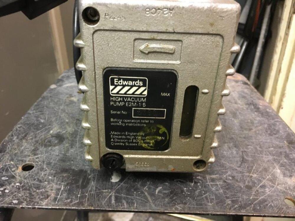 EDWARDS Model E2M-1.5 Two Stage Vacuum Pump (240v); Serial Number: 16390