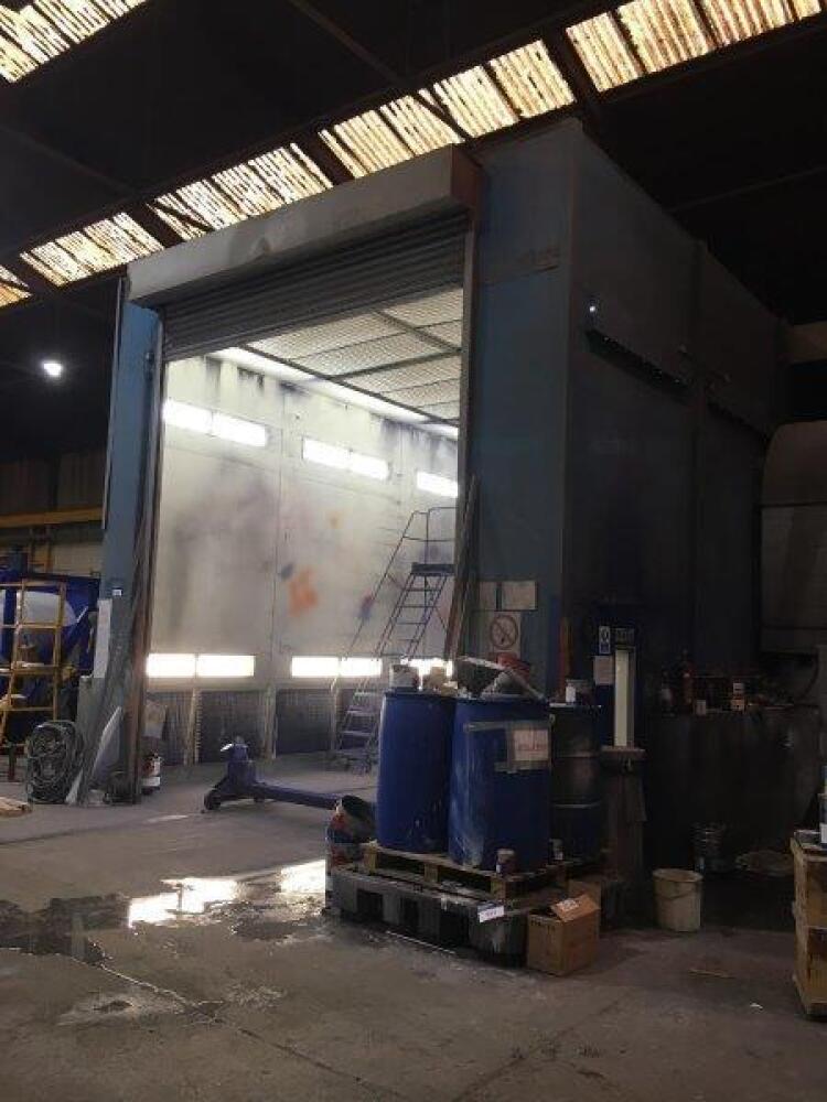 BURNTWOOD Self Contained Spray Booth; Dimensions: 1,000mm x 5,300mm x 5 ...