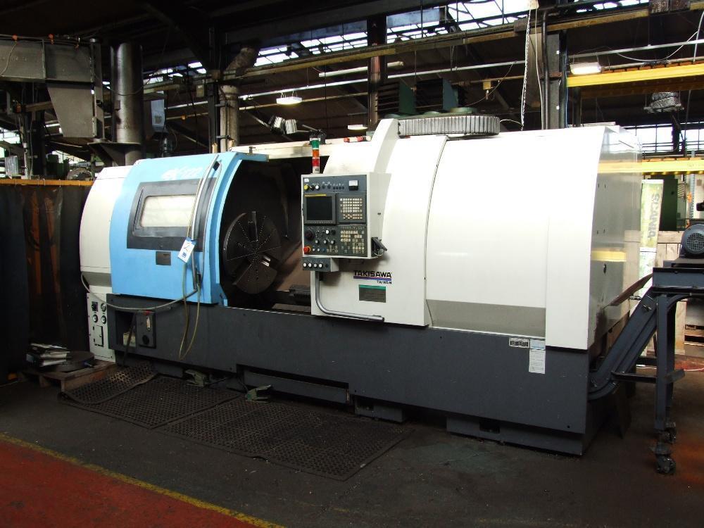 Takisawa EX-122 horizontal machining centre with Fanuc 21i-TB Series ...