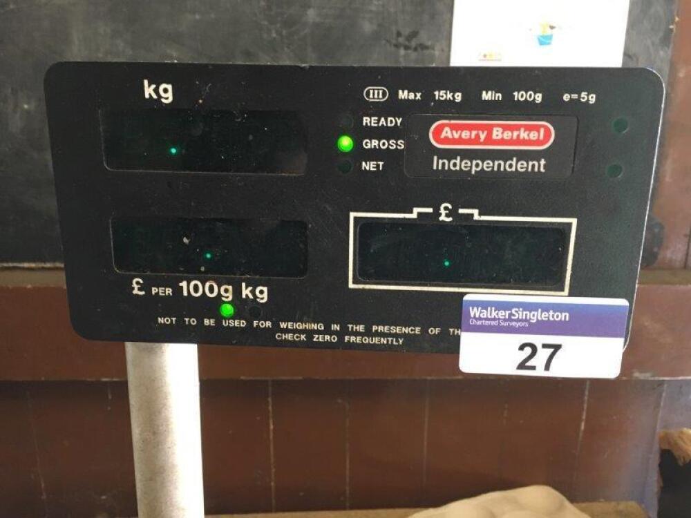 GEC AVERY 1770 Digital Platform Scales