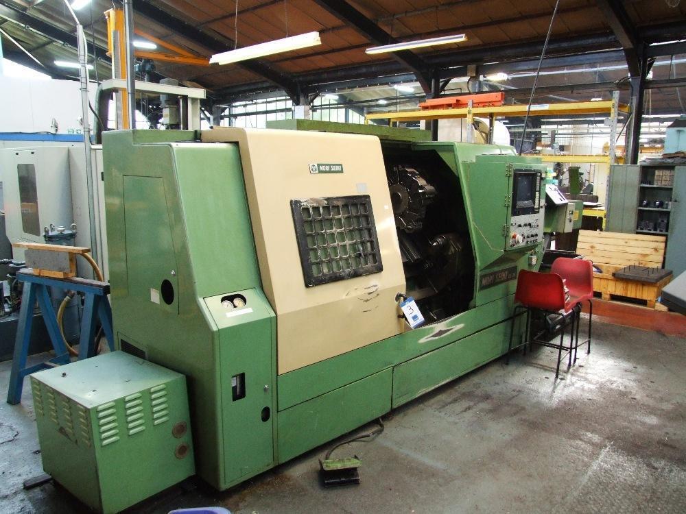 Mori Seiki SL35B horizontal CNC machining centre with Fanuc 10T ...