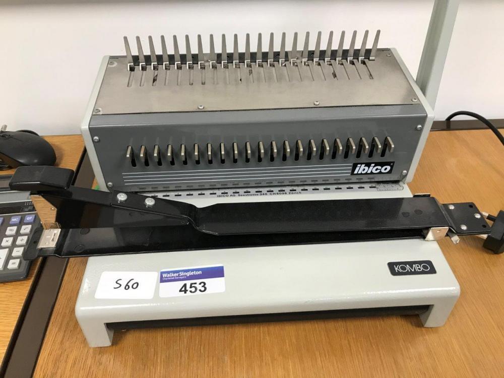 IBICO A4-PB Kombo Binding Machine and 400mm Reach Stapler