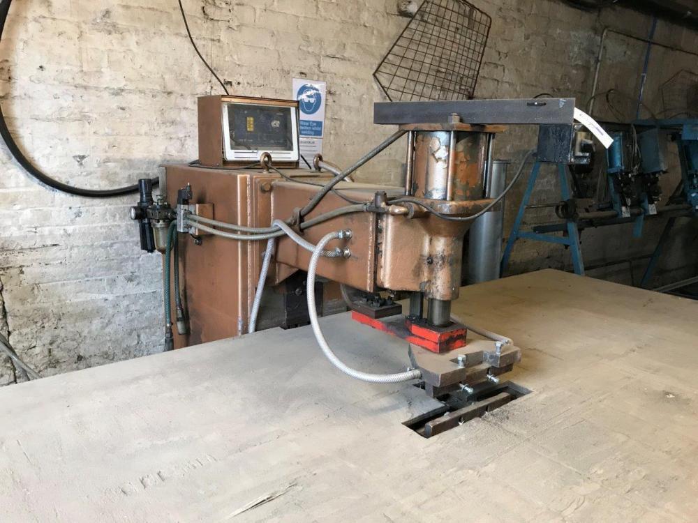 AI 50 KVA Pneumatic Automatic Spot Welder with S4SW/1 Timer, and 2 Heat ...