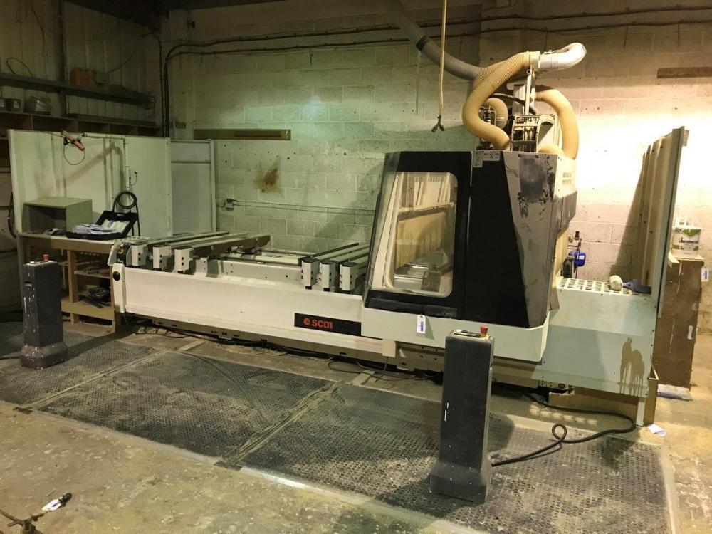 SCM Record 132 TV Universal CNC Machining Centre Router; 4010mm x ...
