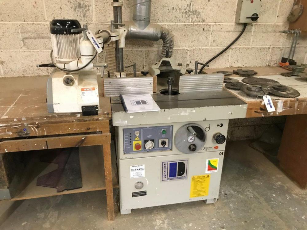 DOMINION WOODWORKING MACHINERY SS511M Spindle Moulder with VWM AP38 ...