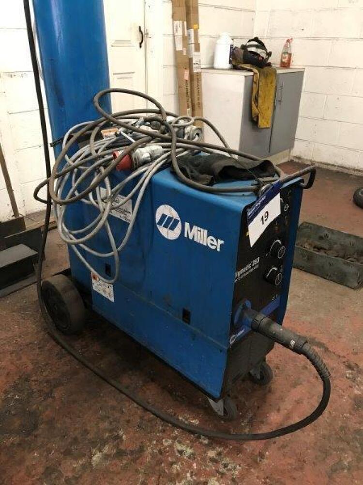 MILLER MigMatic 353 Compact CV-DC Mig Welder; Serial Number: 186373 ...