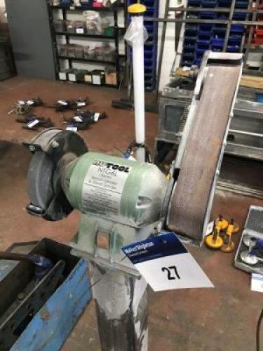 NUTOOL NTGGL 150 Bench Grinder and 50mm Sander on an In House ...
